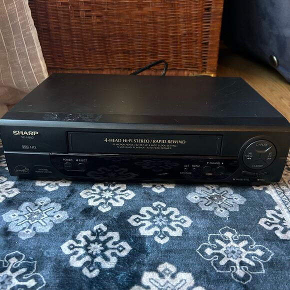 Sharp | Other | Sharp Vch992u Vcr Vhs 4head Hifi Stereo Rapid Rewind ...